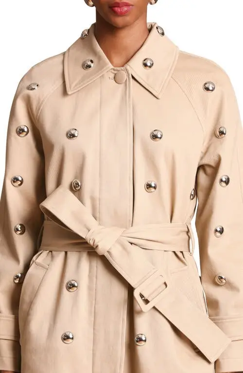 Avec Les Filles Cotton-blend Maxi Trench Coat