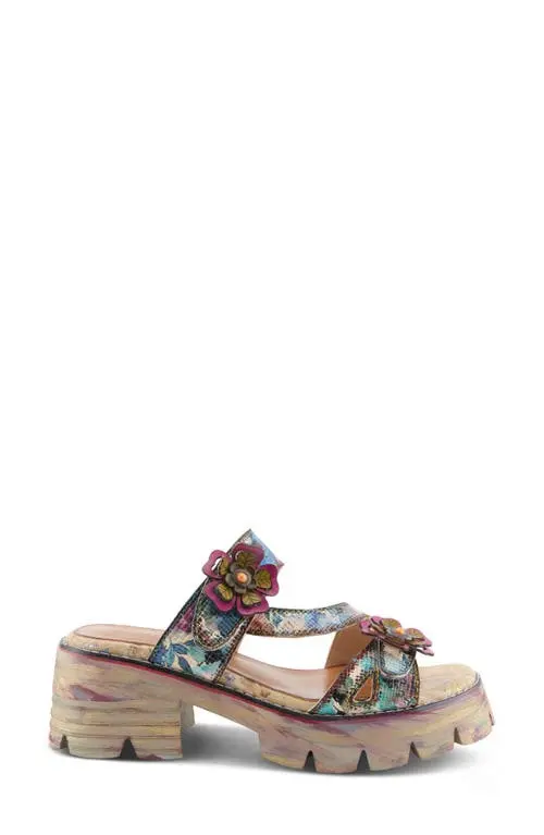 SPRING STEP SHOES Myrina Platform Slide Sandal