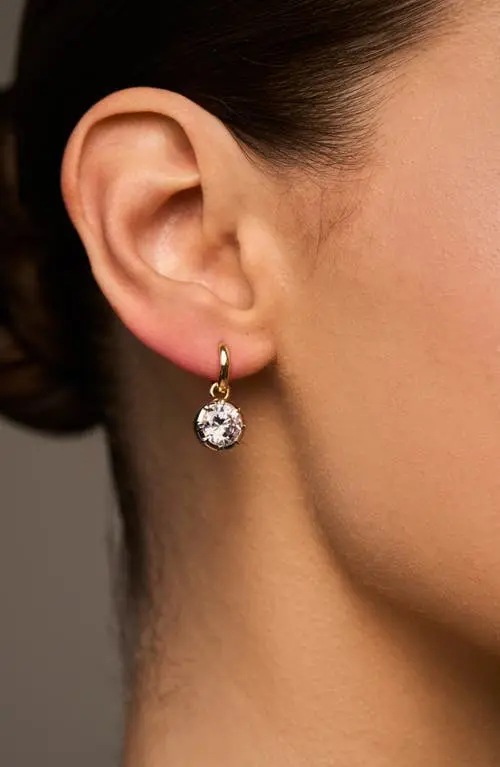 Lili Claspe Grande Celeste Charm Huggie Hoop Earrings