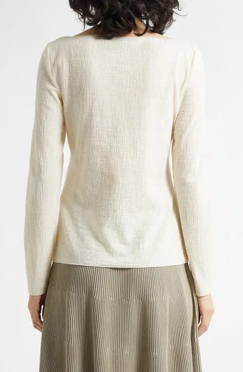 Giorgio Armani Jacquard Jersey Top