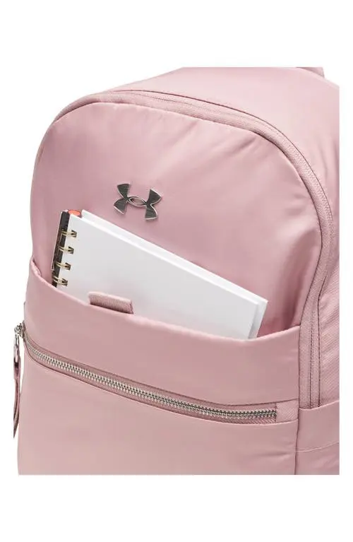 Under Armour Studio Campus Water Repellent Backpack - Pink//metallic Silver