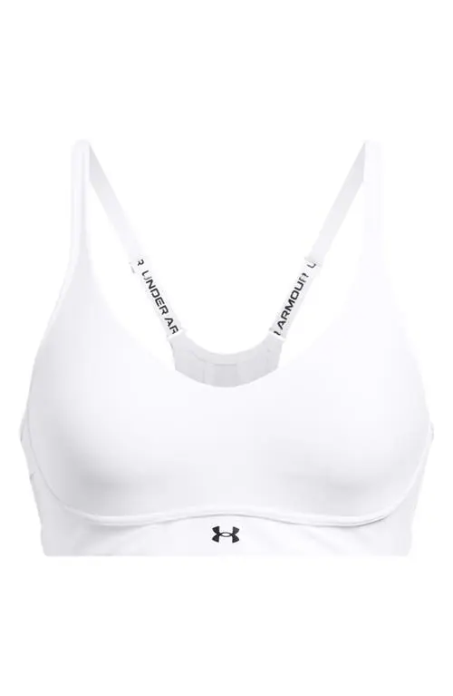 Under Armour Infinity Low 2.0 Sports Bra - White// Black