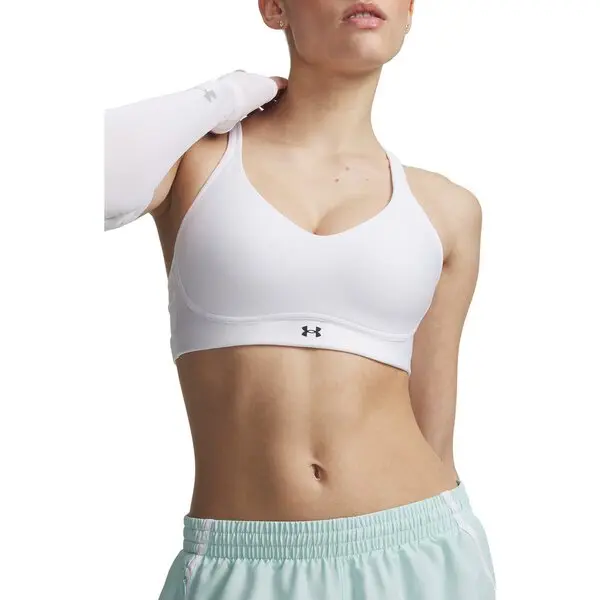 Under Armour Infinity Low 2.0 Sports Bra - White//black