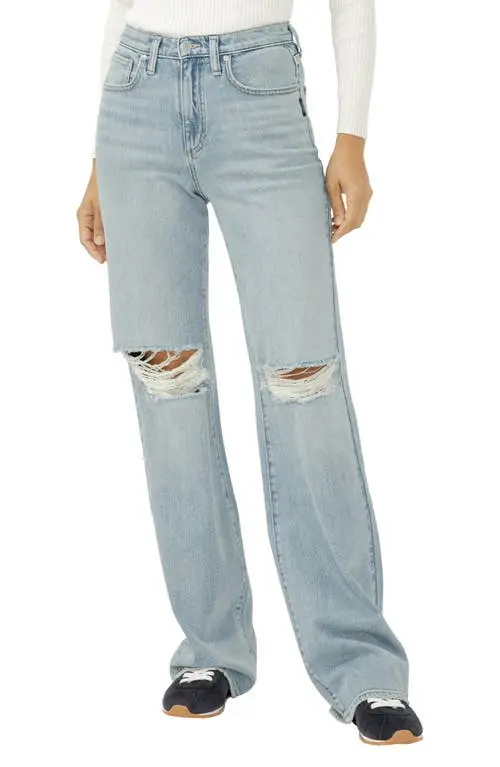 SILVER JEANS CO. Ripped Trouser Jeans