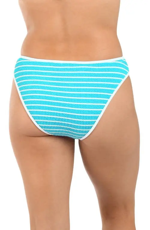 CITRUS Brenton Textured Hipster Bikini Bottom - Lagoon