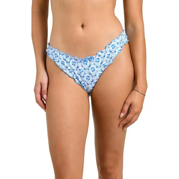 CITRUS Penny Merrow Hipster Bikini Bottom - Light Blue