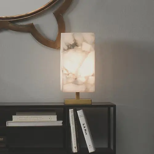 JAMIE YOUNG CO. Ghost Axis Alabaster Table Lamp