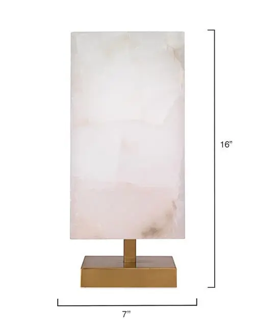 JAMIE YOUNG CO. Ghost Axis Alabaster Table Lamp