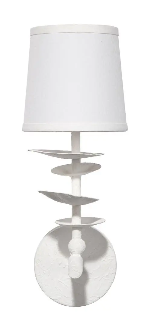 JAMIE YOUNG CO. Petal 1-light Wall Sconce - White