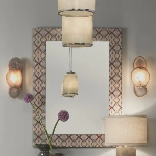 JAMIE YOUNG CO. Trinity 1-light Agate Wall Sconce