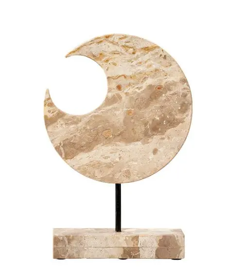 JAMIE YOUNG CO. Crescent Marble Stand - Cream