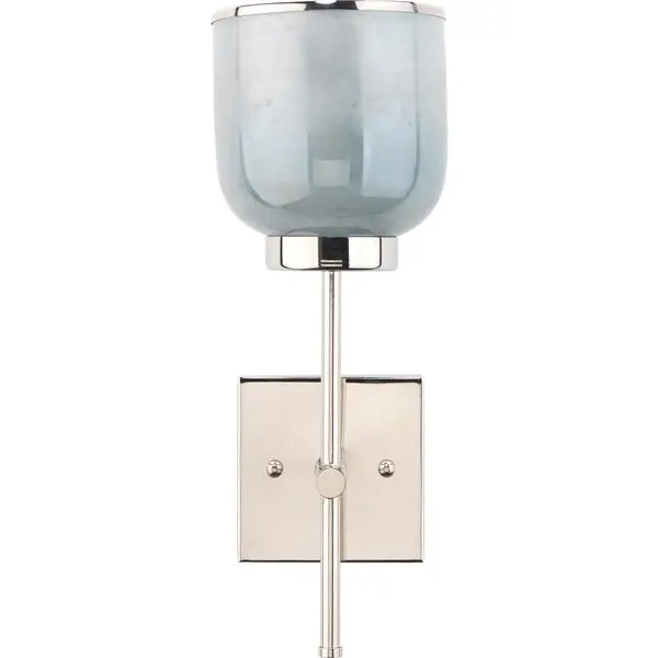 JAMIE YOUNG CO. Vapor Single Sconce - Opal Blue Metallic Glass