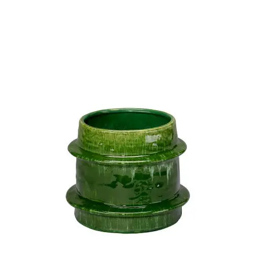 JAMIE YOUNG CO. Saturn Ceramic Decorative Vase - Green
