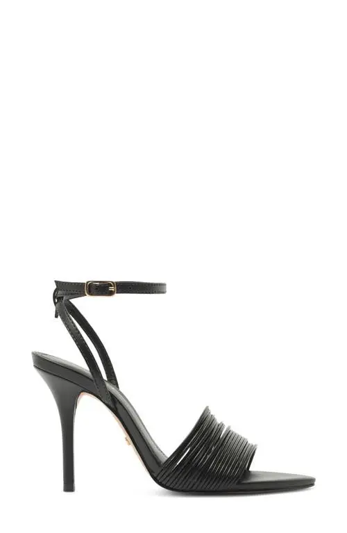 AREZZO Elani Ankle Strap Sandal - Black