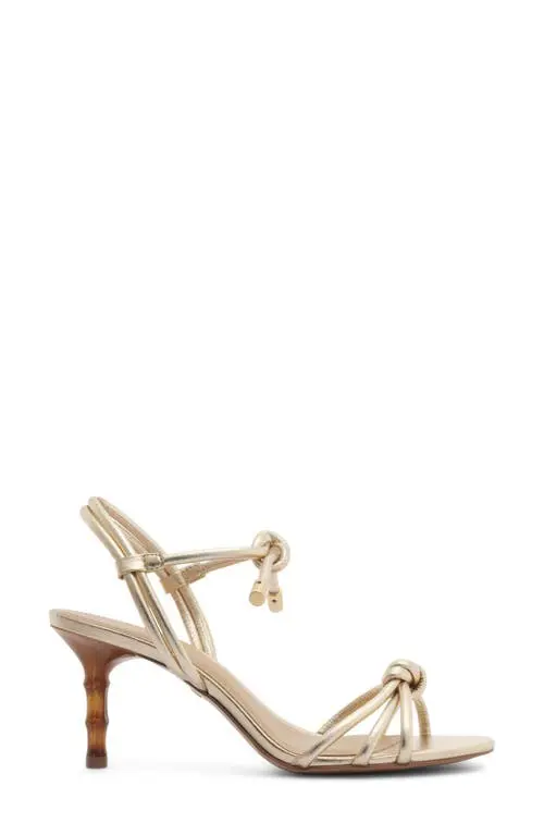 AREZZO Mira Ankle Strap Sandal - Platino