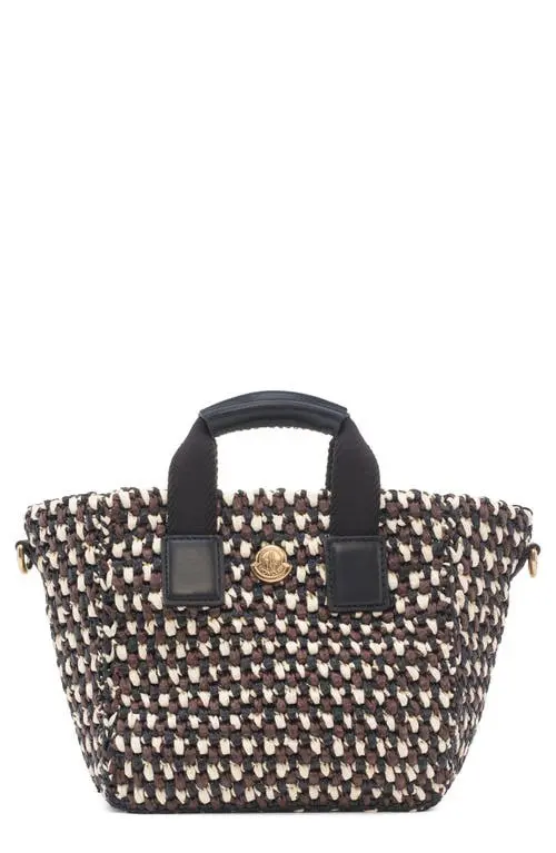 Moncler Micro Caradoc Crossbody Bag - Raffia