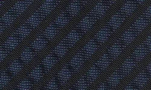 Thom Browne Striped Wool Necktie - Navy