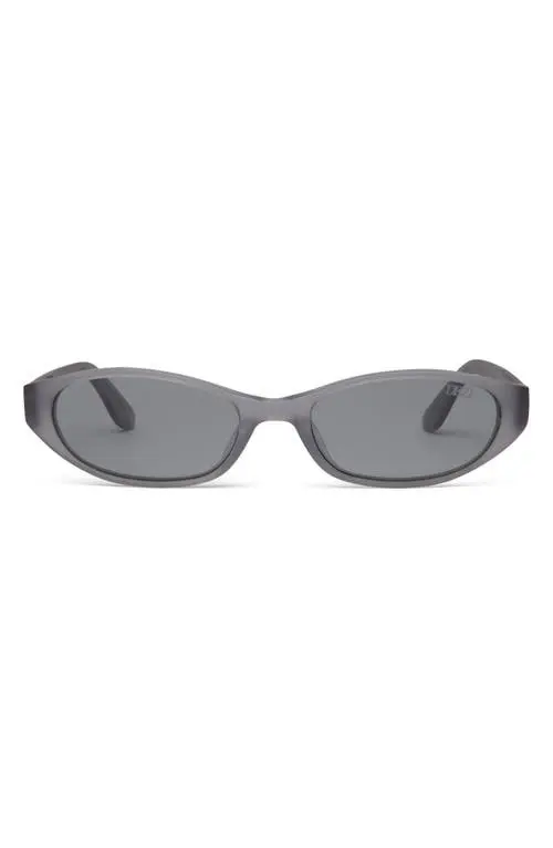 Dezi Gisele Oval Sunglasses - Denim/smoke