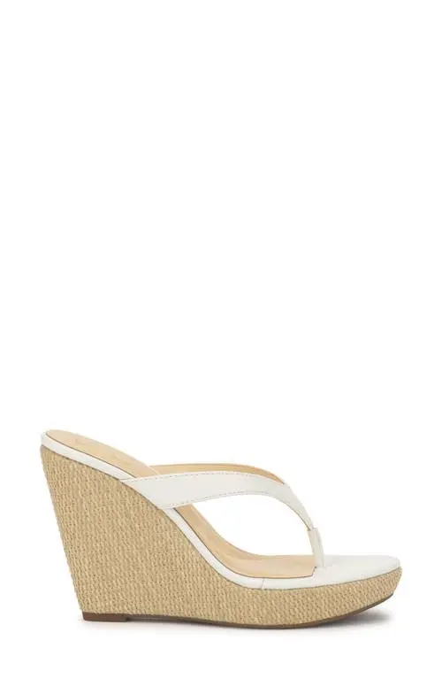 Jessica Simpson Jyseta Platform Wedge Flip Flop - Bright White