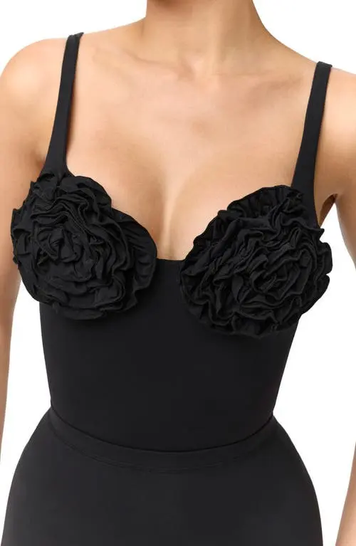 Naked Wardrobe Rosette Bust Bodysuit