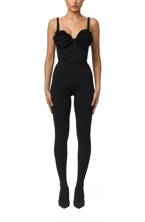 Naked Wardrobe Rosette Bust Bodysuit