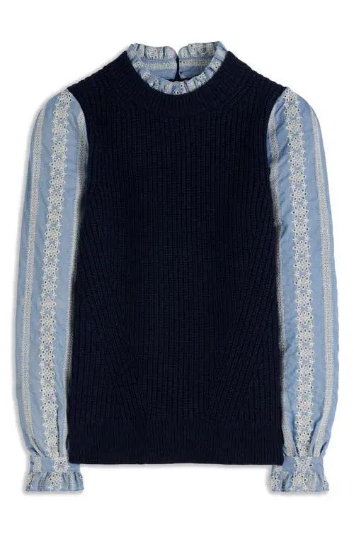 Boden Mixed Media Sweater