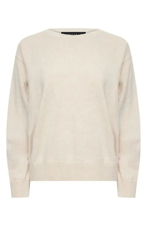 Lioness Wool Blend Pullover Sweater - Oatmeal