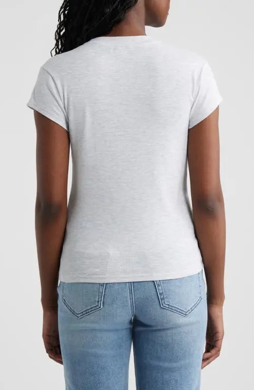 Topshop Cotton T-shirt - Grey