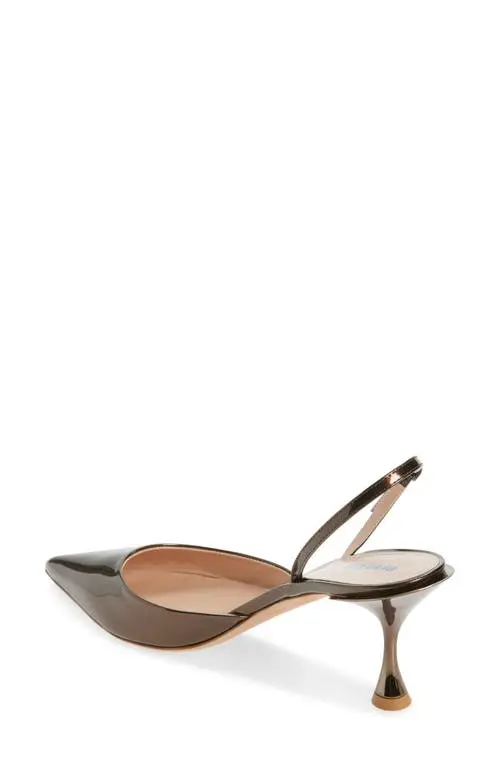 BETZÁBE Sofia Metallic Slingback Pumps