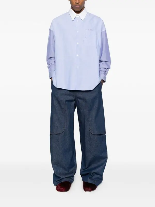 Marni Cotton Shirt - Sky Blue