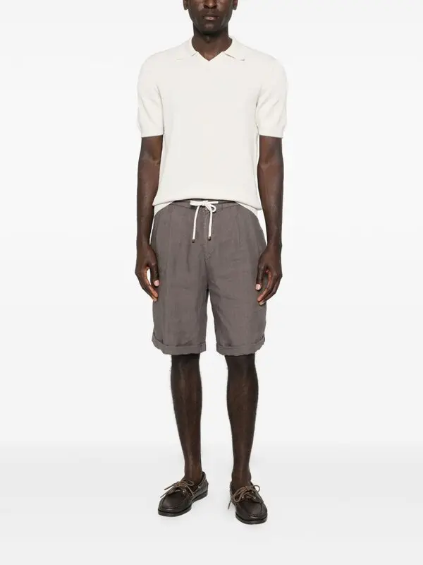 Brunello Cucinelli Linen Bermuda Shorts