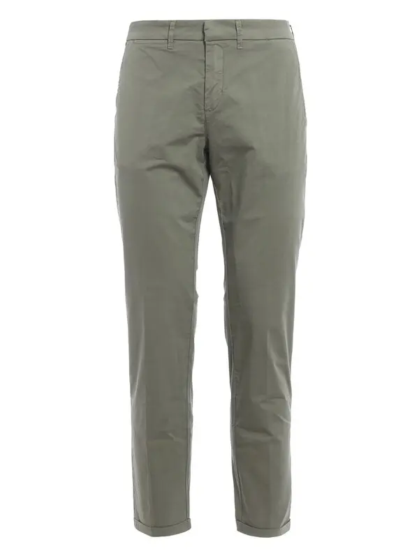 FAY Slim-fit Trousers - Green