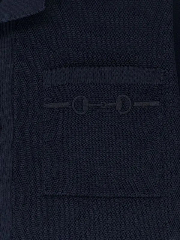 Gucci Polo Shirt With Clamp Embroidery