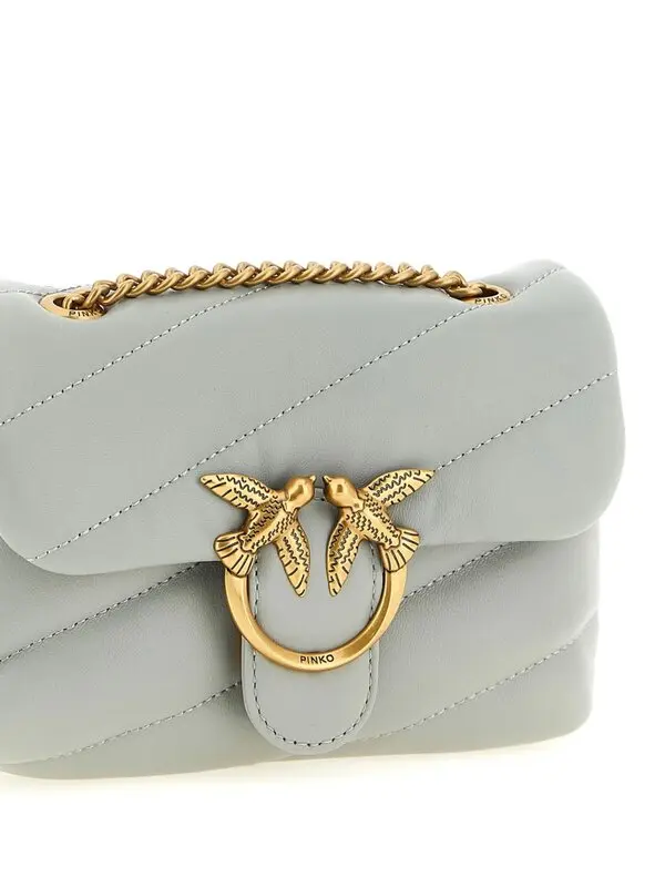 Pinko Love Puff Shoulder Bag - Grey
