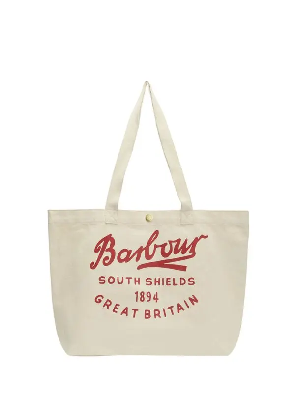 Barbour Script Tote Bag - Beige