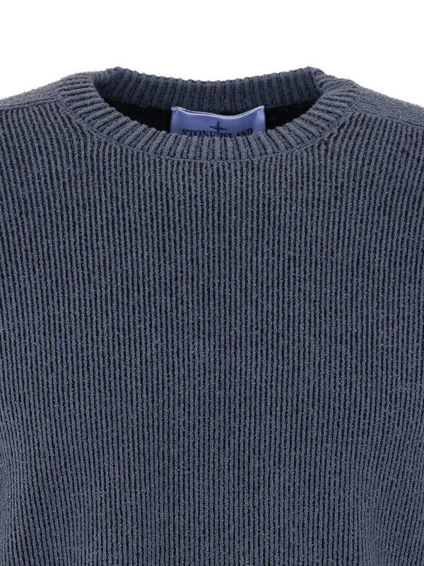 Stone Island Crew Neck Sweater With Logo