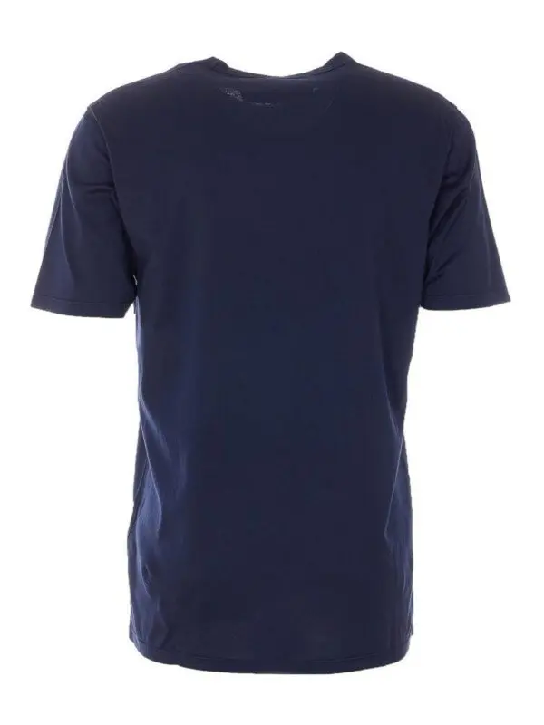 C.P. COMPANY Logo Cotton T-shirt - Blue