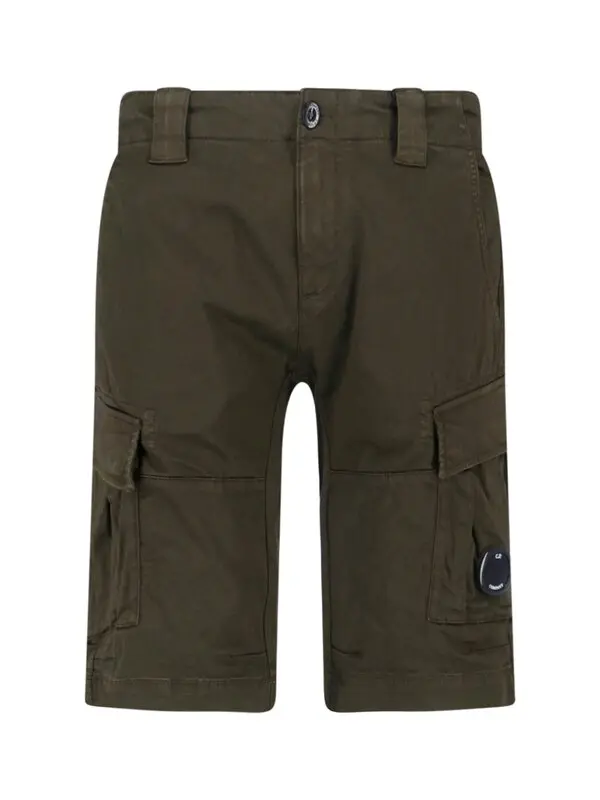 C.P. COMPANY Lens Cargo Shorts - Green