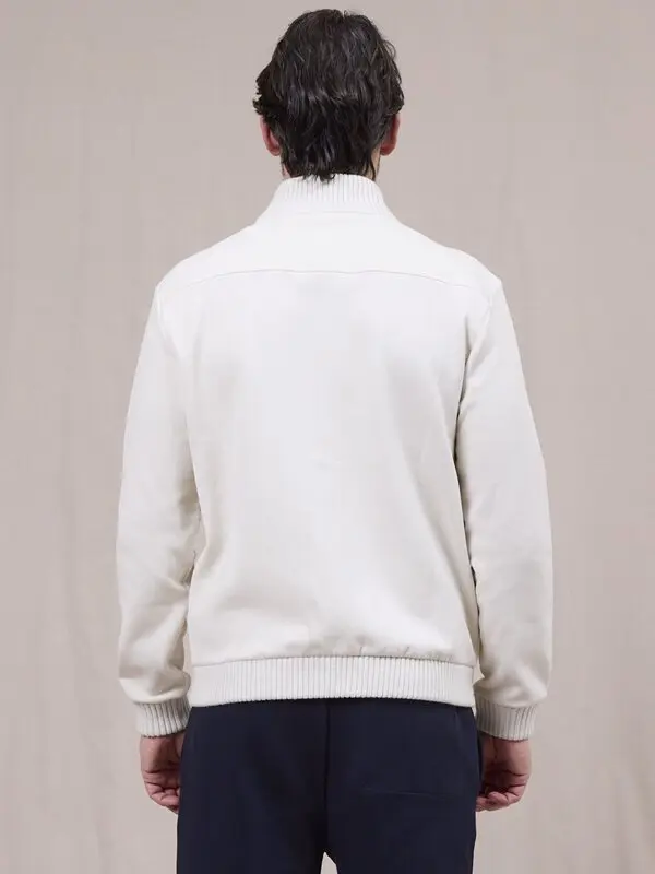 FAY Cotton Cardigan - White