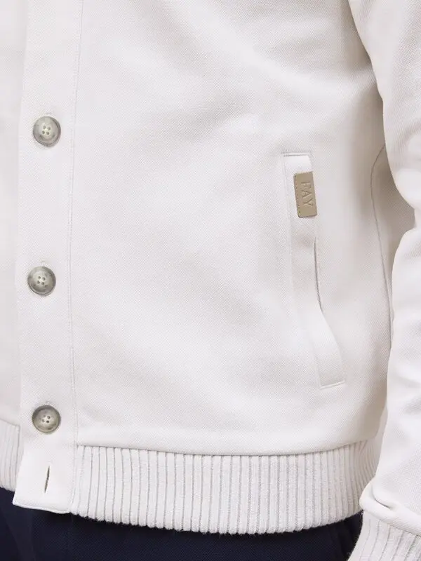 FAY Cotton Cardigan - White