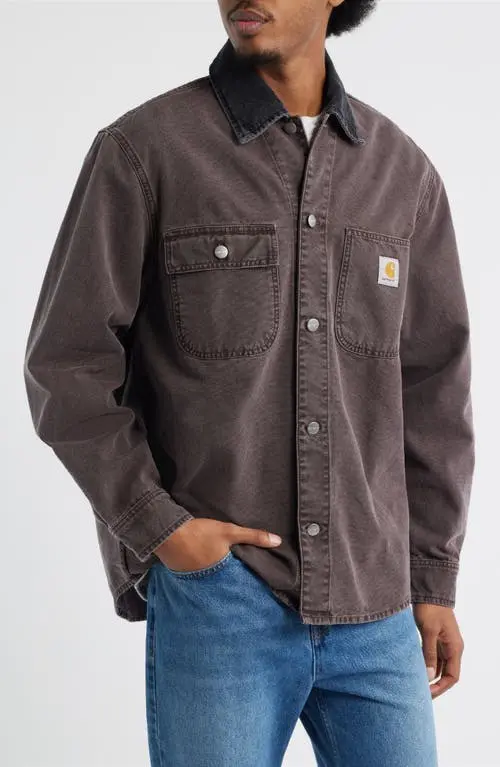 Carhartt Work In Progress Cotton Canvas Shirt Jacket - Palisander