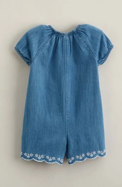 Nordstrom Embroidered Chambray Romper