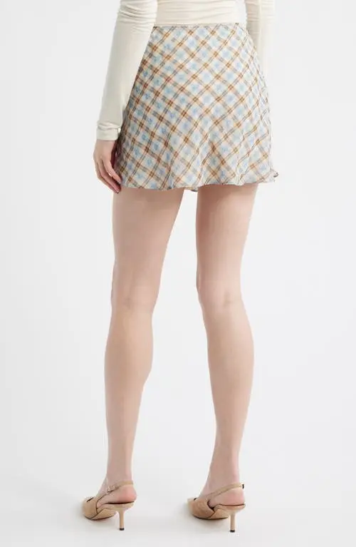 REFORMATION Brandy Plaid Skirt