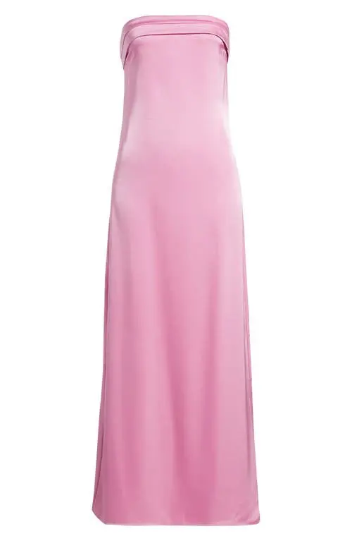 Bp. Strapless Satin Gown - Pink Moonlite
