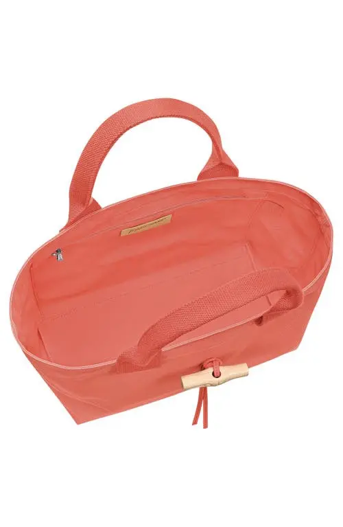 Longchamp Le Roseau Large Cotton Canvas Tote - Sunset