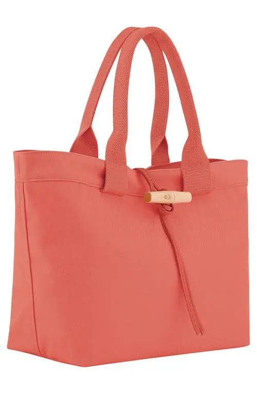 Longchamp Le Roseau Large Cotton Canvas Tote - Sunset