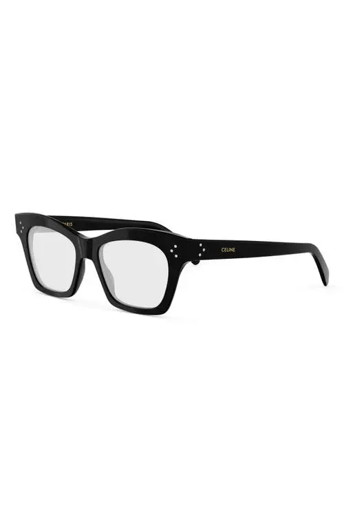 Celine 3 Dots 51mm Cat Eye Optical Glasses