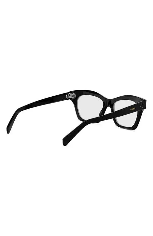 Celine 3 Dots 51mm Cat Eye Optical Glasses