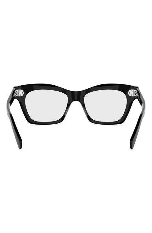 Celine 3 Dots 51mm Cat Eye Optical Glasses