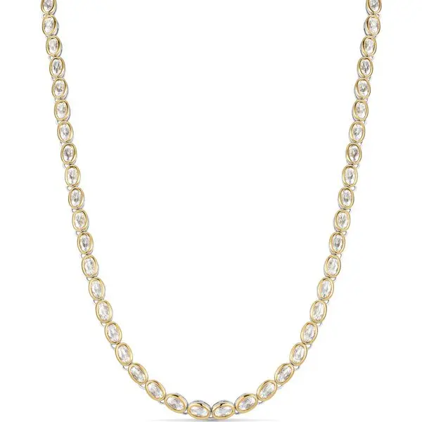 LUV AJ The Palais Tennis Necklace - Silver